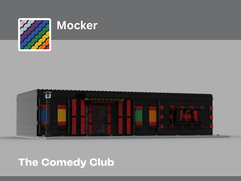 Lego Moc The Comedy Club By Mocker Rebrickable Build With Lego