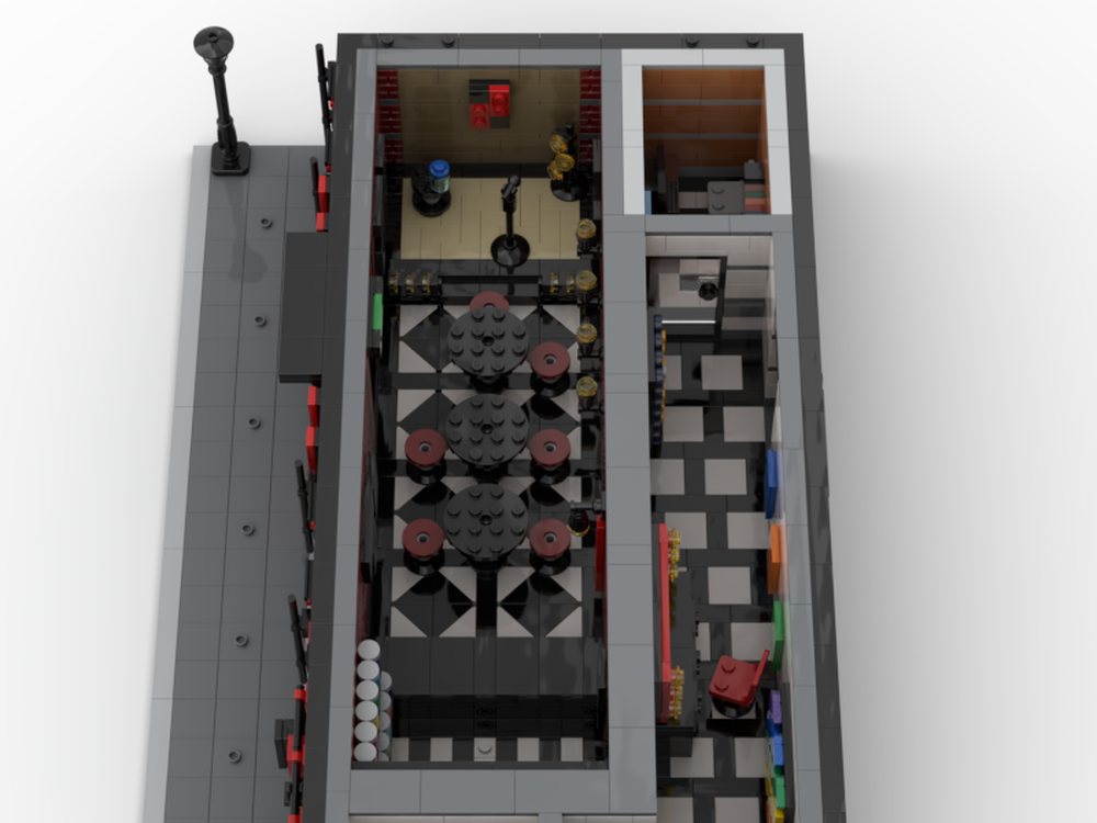 Lego Moc The Comedy Club By Mocker Rebrickable Build With Lego