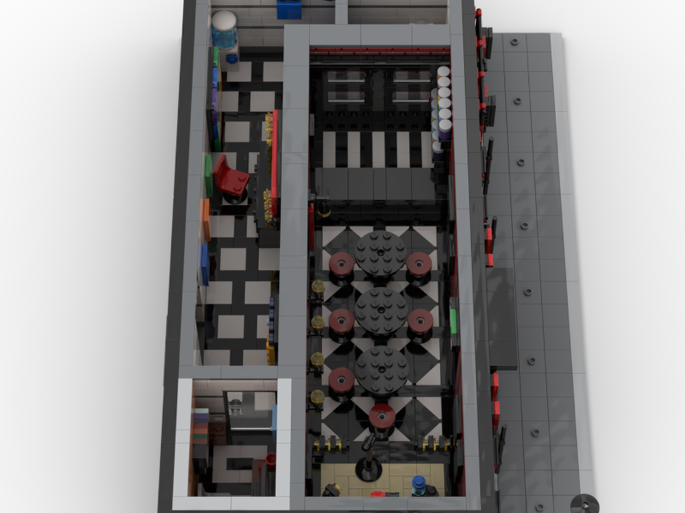 Lego Moc The Comedy Club By Mocker Rebrickable Build With Lego