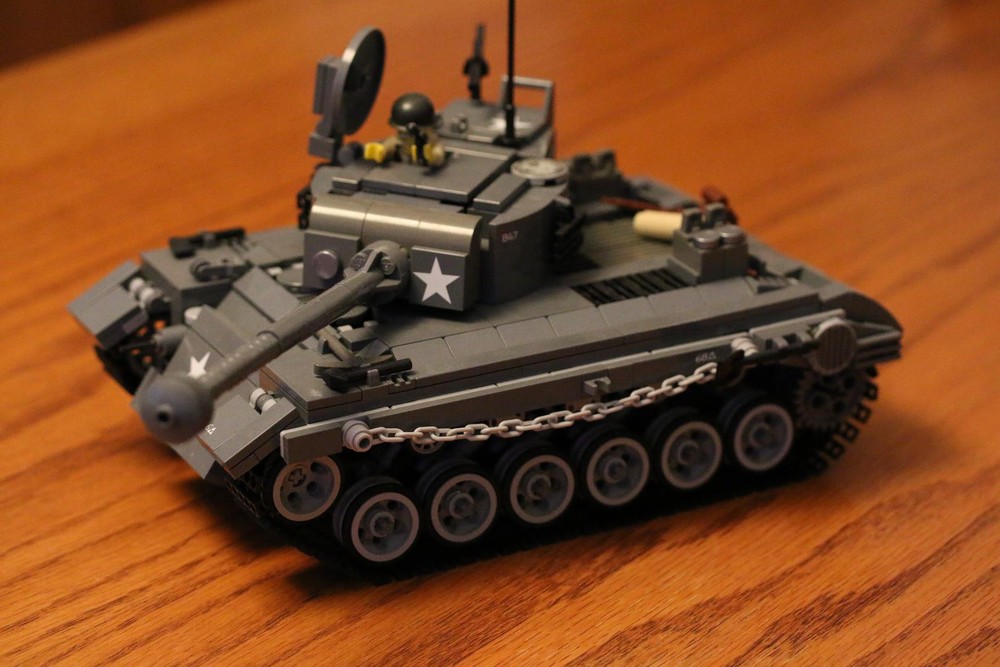 LEGO MOC M26 Pershing Tank by jeffmcclain | Rebrickable - Build with LEGO