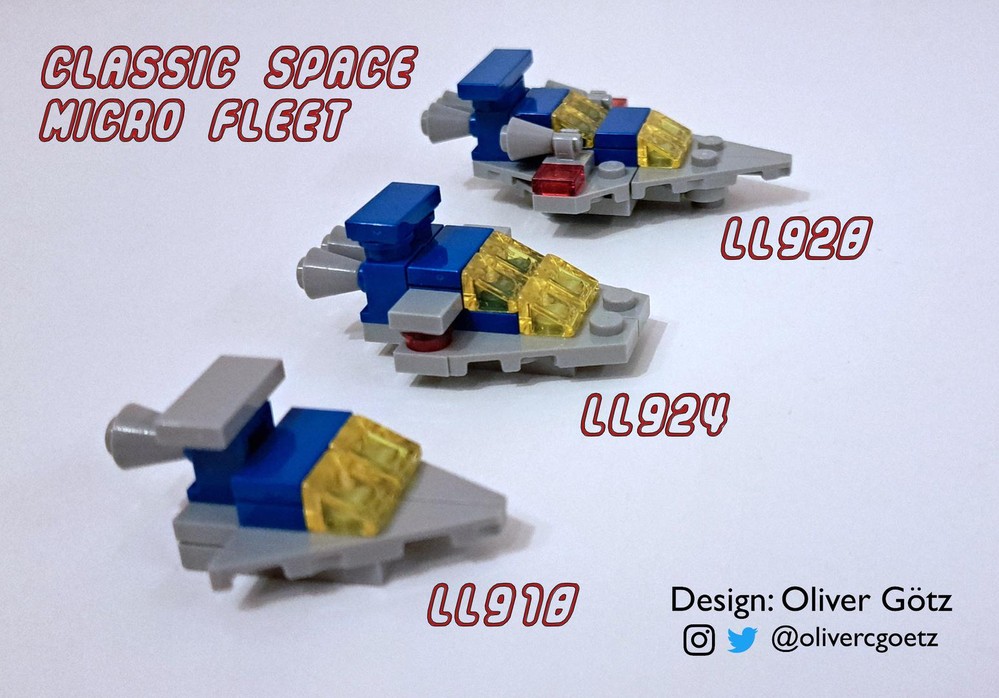 LEGO MOC Classic Space Micro Fleet by olivercgoetz | Rebrickable ...