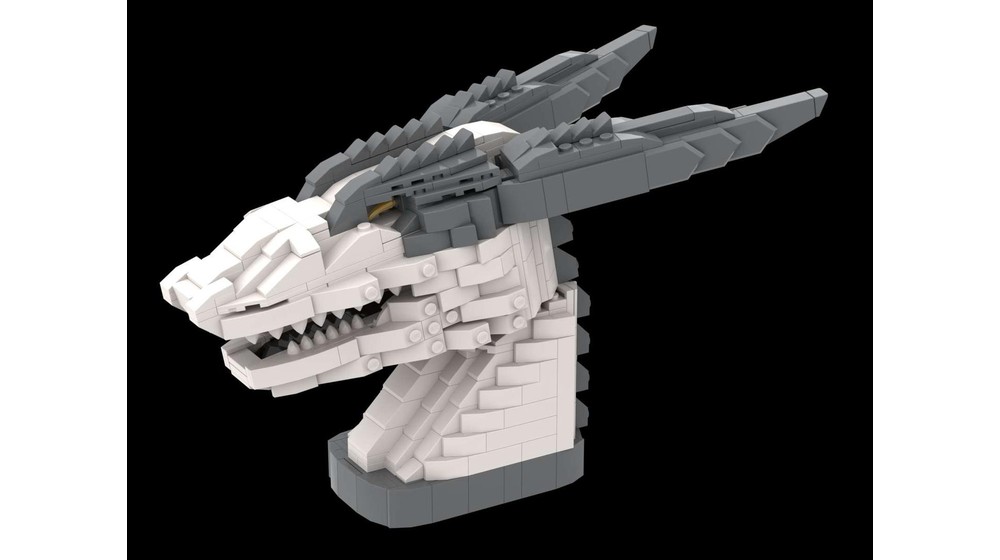 Lego Moc Frost The Dragon By Brick Fil A Builds Rebrickable Build