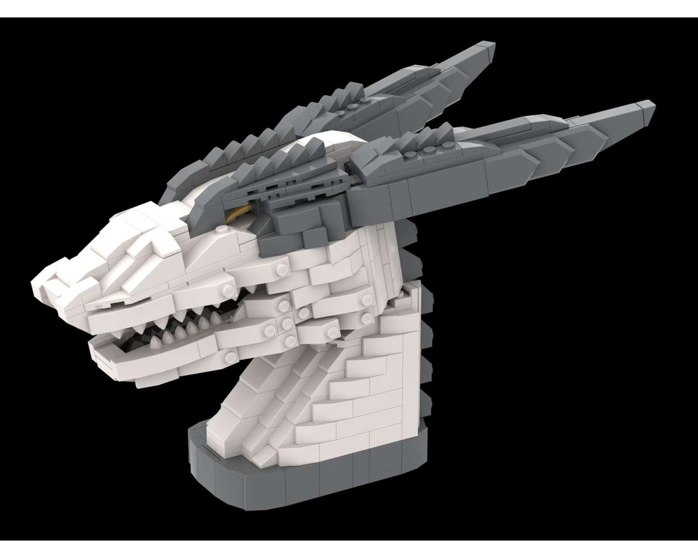 Lego Moc Frost The Dragon By Brick Fil A Builds Rebrickable Build