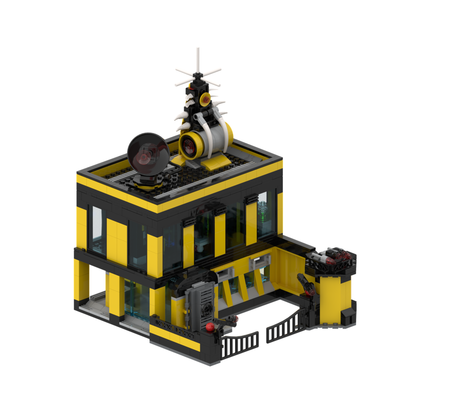 LEGO MOC Blacktron The Beginning - High Security Research Facility by ...