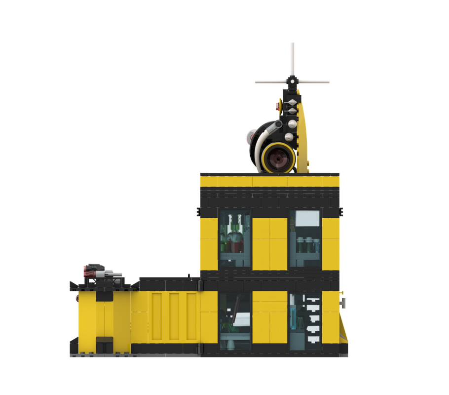 LEGO MOC Blacktron The Beginning - High Security Research Facility by ...