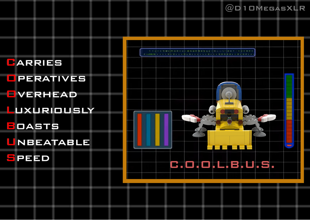 LEGO MOC KND C.O.O.L.B.U.S. (V2) by D10MegasXLR | Rebrickable - Build ...