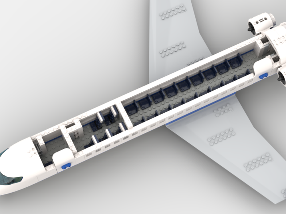 Lego Moc Lego Delta Airlines Crj 900 By Legogamer117 Rebrickable