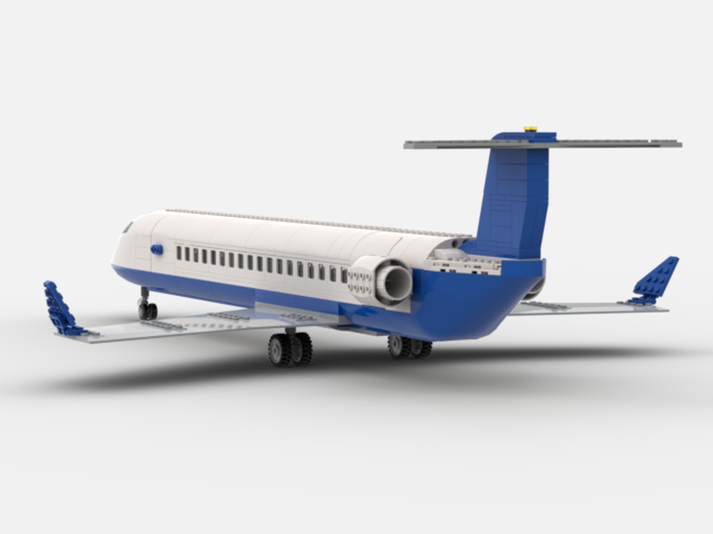 Lego Moc Lego Delta Airlines Crj 900 By Legogamer117 Rebrickable