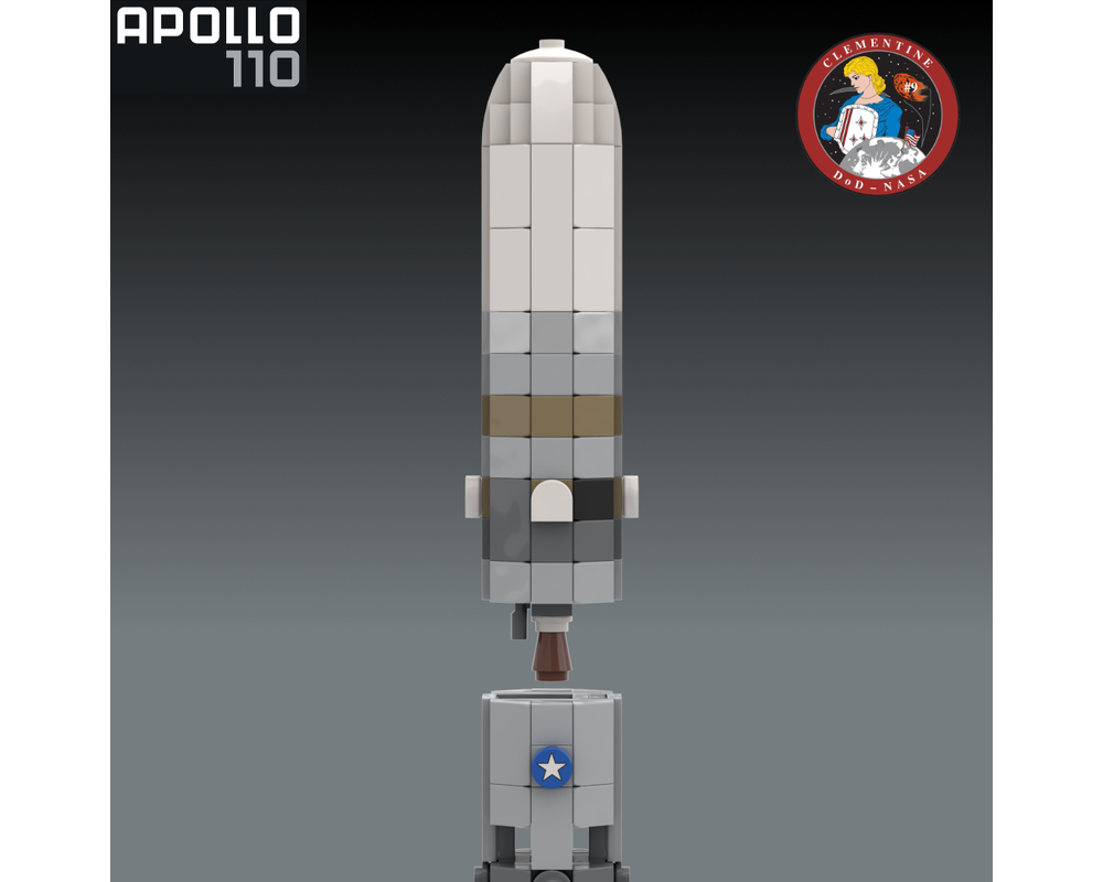 LEGO MOC Titan II(23)G – Clementine [1:110 scale] by Apollo_110_Bricks | Rebrickable - Build ...