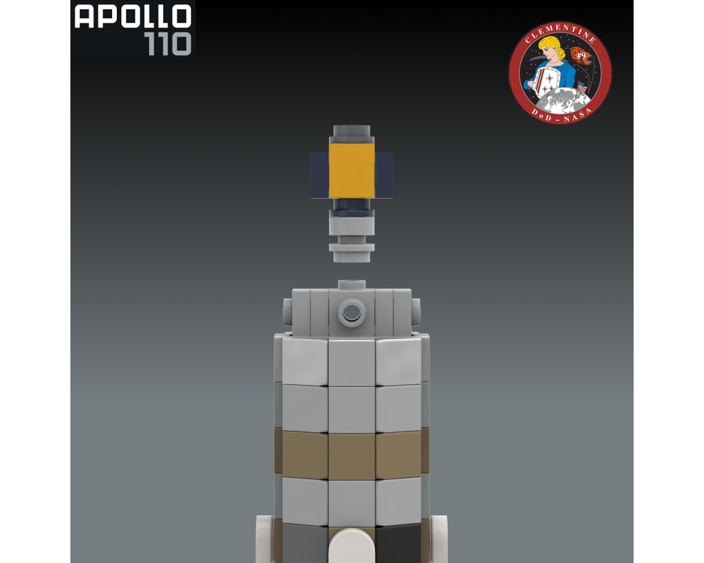 LEGO MOC Titan II(23)G - Clementine [1:110 scale] by Apollo_110_Bricks | Rebrickable - Build ...