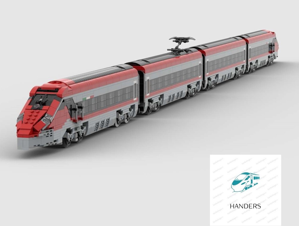 LEGO MOC Italian Freccia High Speed Train by Handers | Rebrickable ...