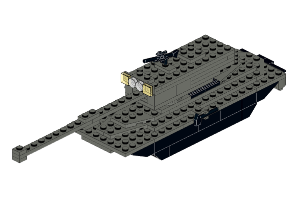 LEGO MOC "Big Old Tank" - A tank by farmyFrank10 | Rebrickable - Build ...