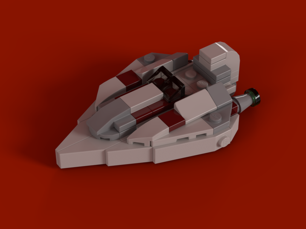 LEGO MOC Jedi Starfighter Microfighter v2 by Xenonitis | Rebrickable ...