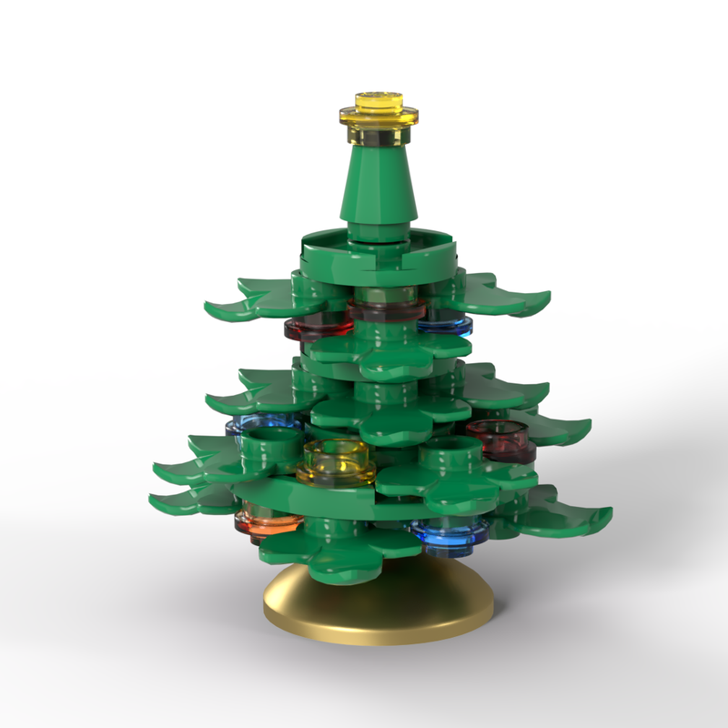 LEGO MOC Christmas Tree - Minifigure Scale by Miro | Rebrickable ...