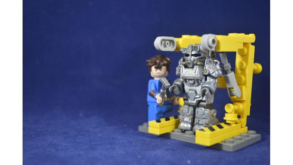 LEGO MOC Fallout Game Builds- Power Armor Station, Weapon's Workbench ...