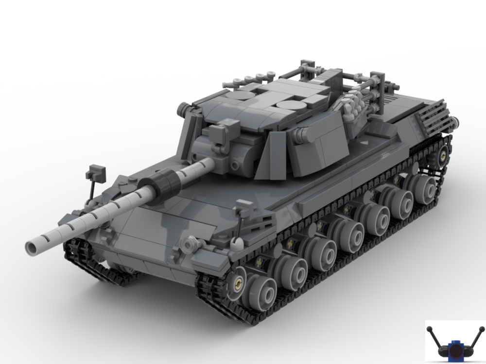 LEGO MOC Leopard 1 (Dark Bluish Gray) by 640Maple | Rebrickable - Build ...