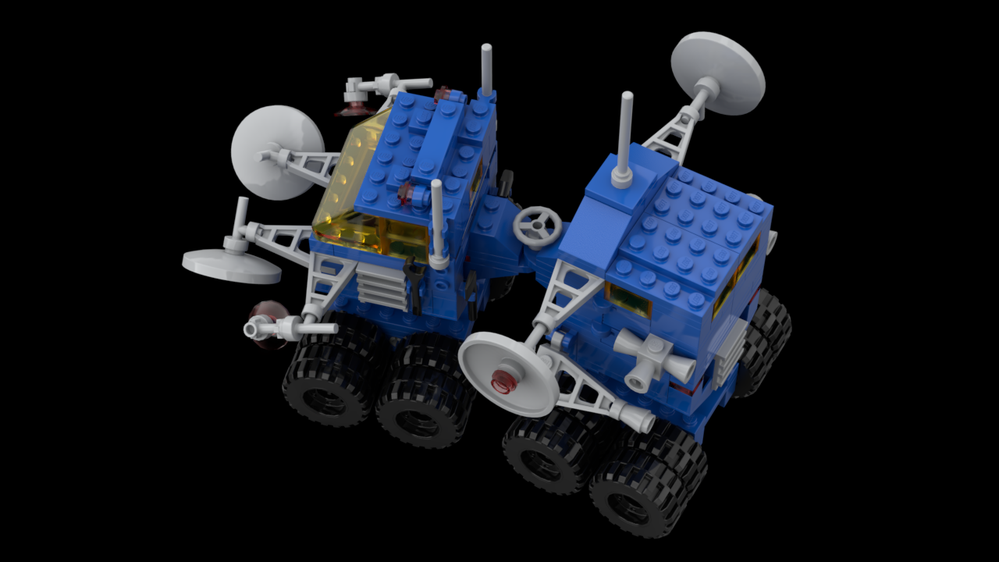 Lego Moc Classic Space Reimagined Uranium Search Vehicle 6928 By