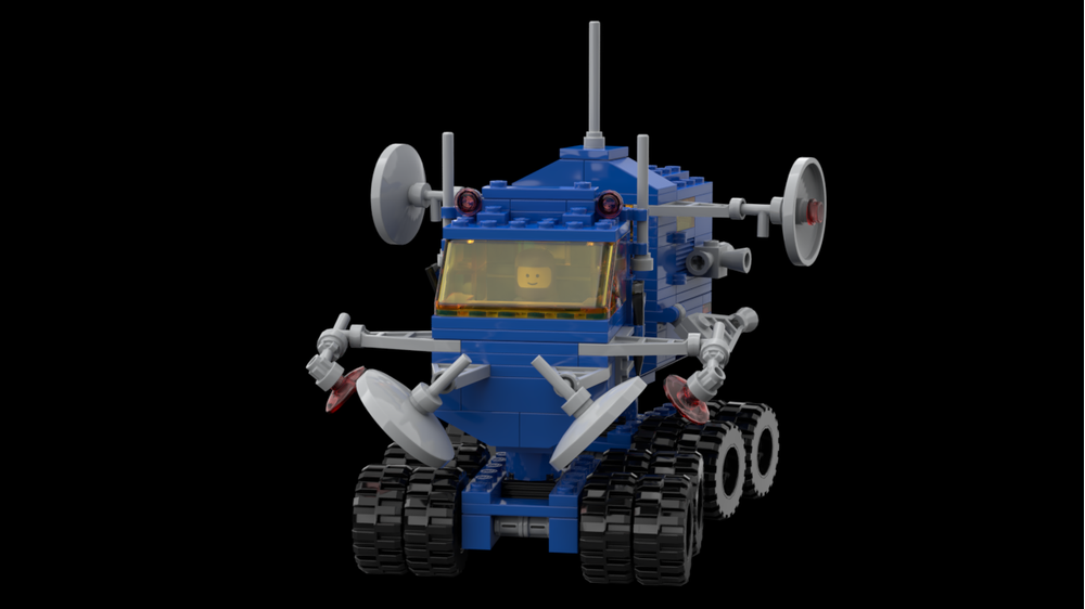 Lego Moc Classic Space Reimagined Uranium Search Vehicle 6928 By