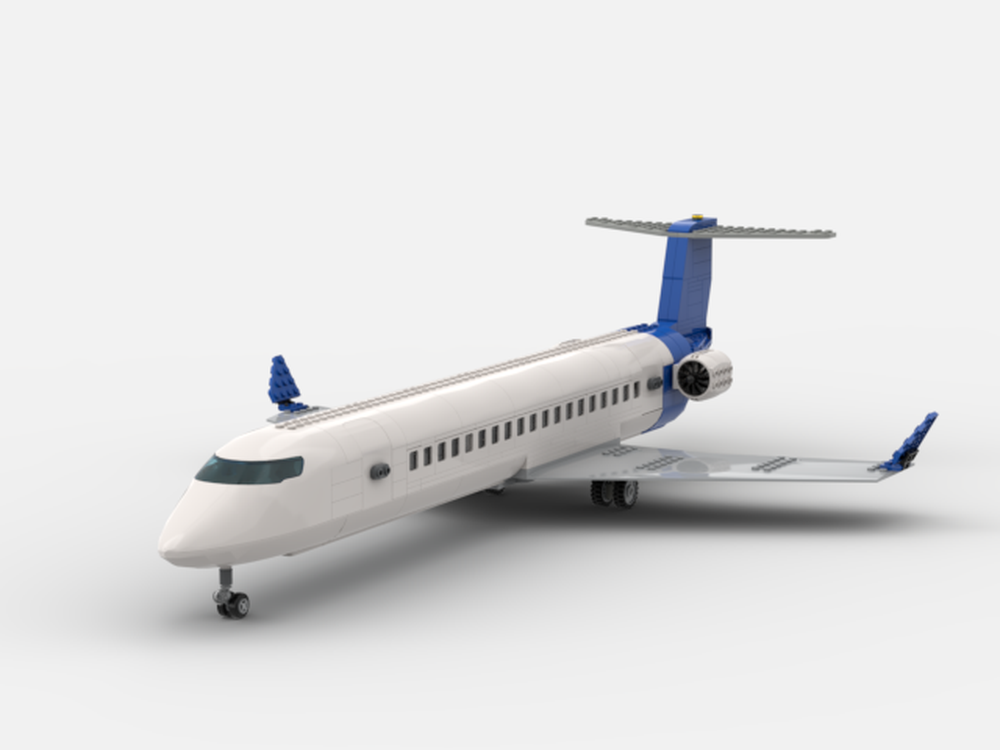 LEGO MOC LEGO CRJ-900 by LEGOgamer117 | Rebrickable - Build with LEGO
