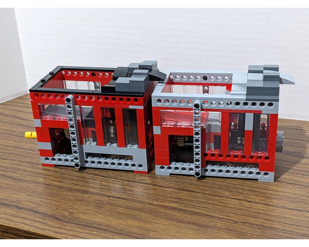 Lego Moc Small Slopped Stepper Reservoir Starter Gbc With Shared Power