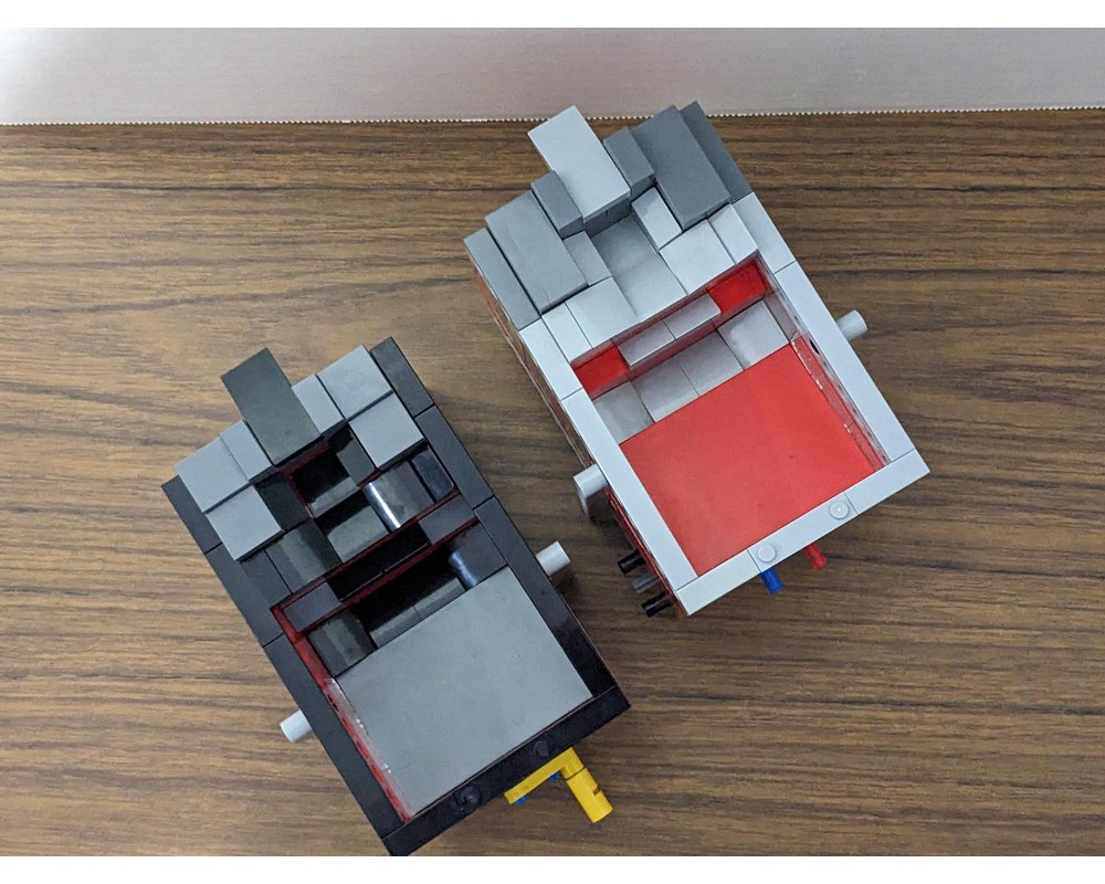 Lego Moc Small Slopped Stepper Reservoir Starter Gbc With Shared Power