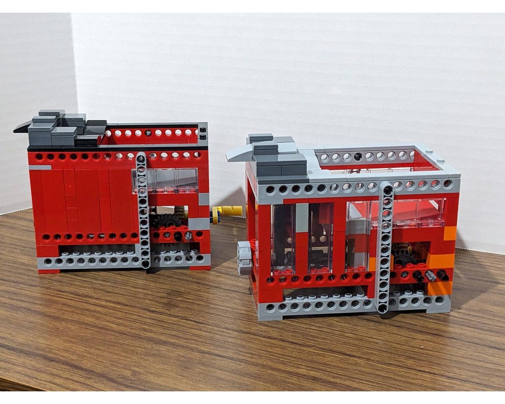 Lego Moc Small Slopped Stepper Reservoir Starter Gbc With Shared Power