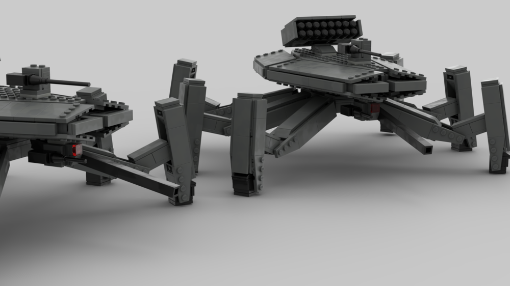 LEGO MOC Futuristic Spider Tank by Futurism_Lego | Rebrickable - Build ...