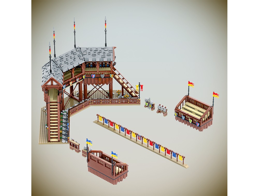 LEGO MOC Medieval Tournament Grounds by MasterBuilderKTC | Rebrickable ...