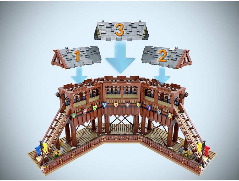 LEGO MOC Medieval Tournament Grounds by MasterBuilderKTC | Rebrickable ...