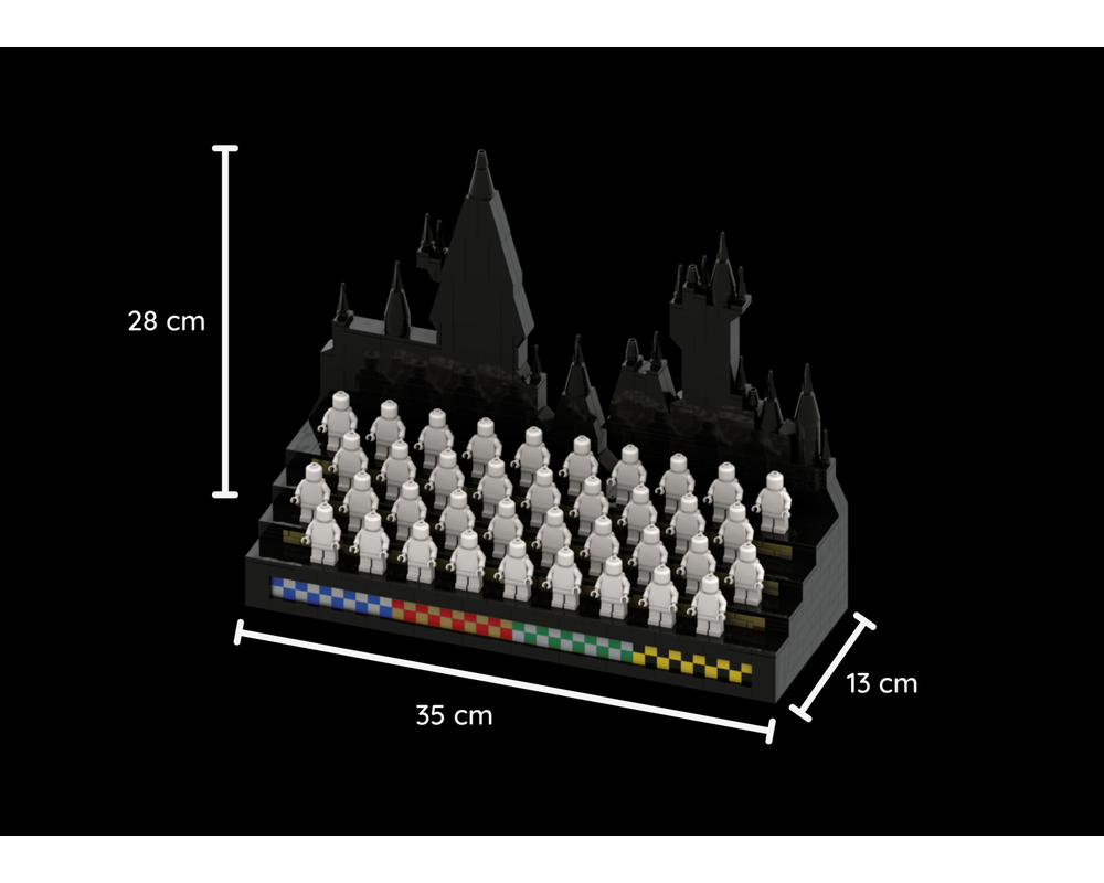 Lego Moc Wizarding World Cmf Minifigures Display Stand By