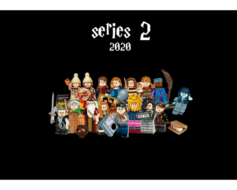 Lego Moc Wizarding World Cmf Minifigures Display Stand By
