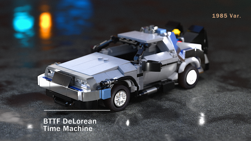LEGO MOC BTTF DeLorean Time Machine by BioSystem | Rebrickable - Build ...