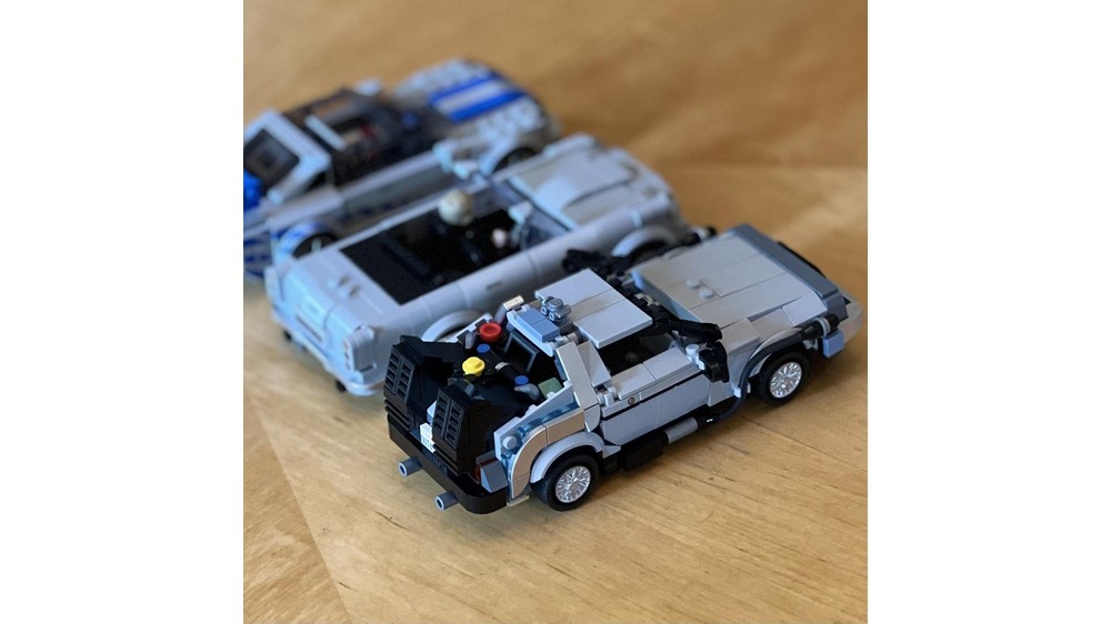 Lego Moc Bttf Delorean Time Machine By Biosystem Rebrickable Build