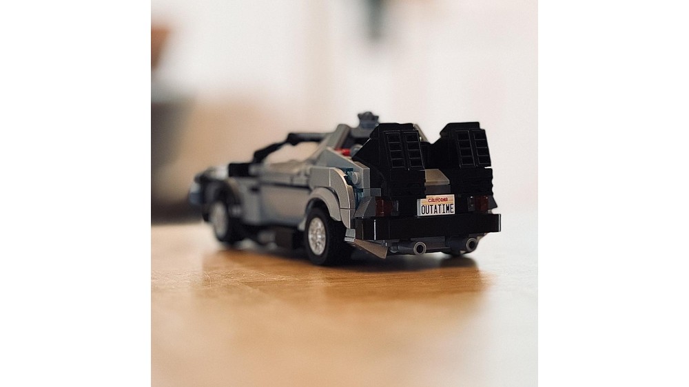 Lego Moc Bttf Delorean Time Machine By Biosystem Rebrickable Build