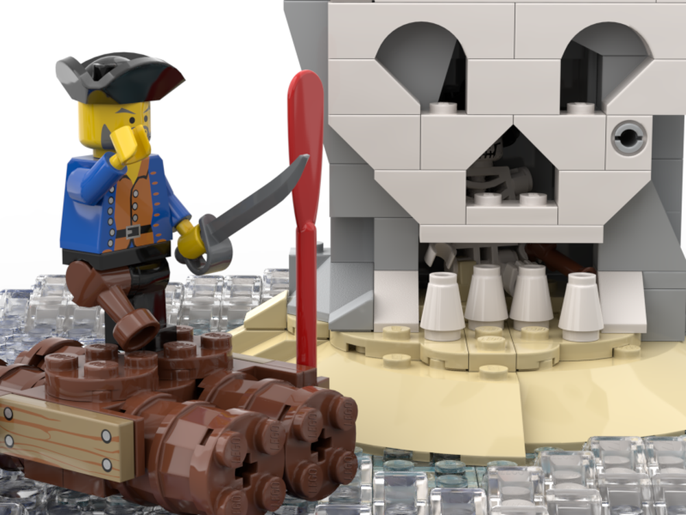 LEGO MOC Volcano Island Remake by Mikey_Brickalloti | Rebrickable ...