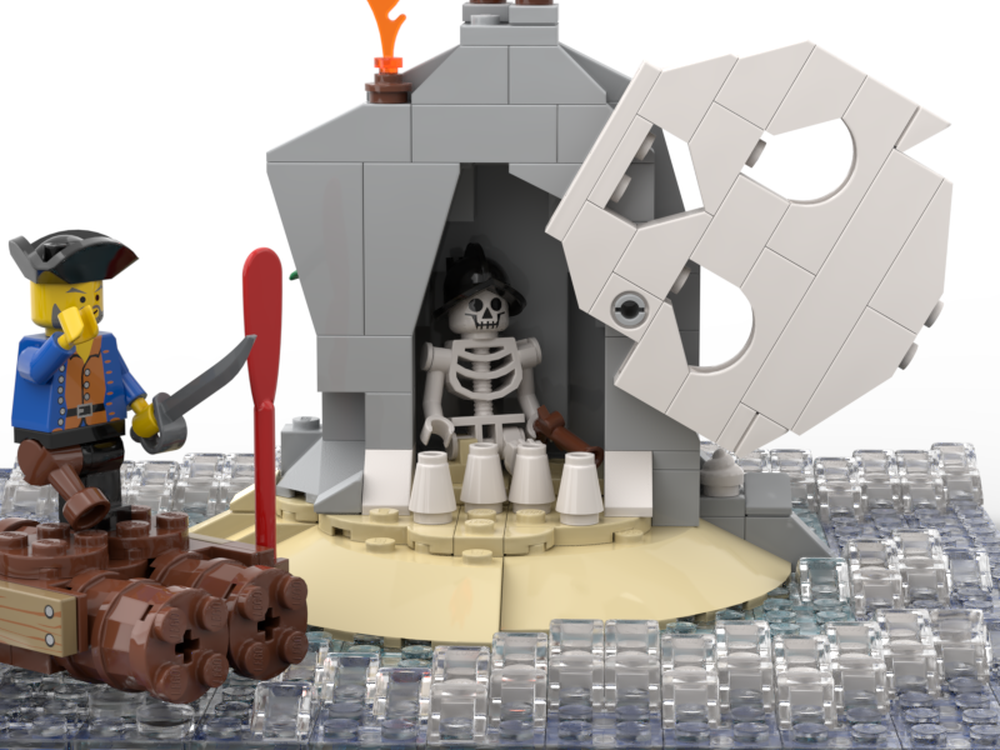 LEGO MOC Volcano Island Remake by Mikey_Brickalloti | Rebrickable ...