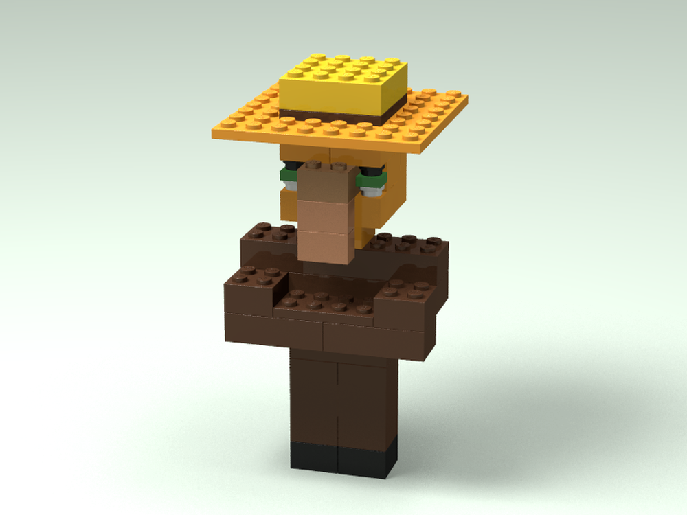 LEGO MOC Villager Farmer by LuckyAsMe | Rebrickable - Build with LEGO