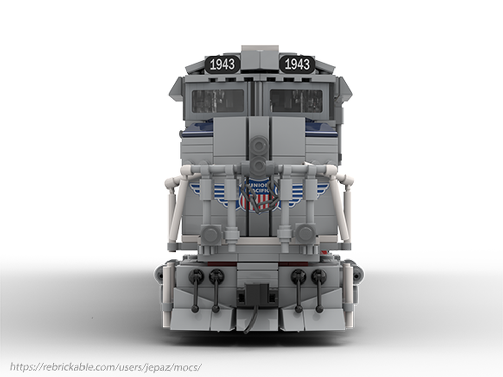LEGO MOC Spirit of Union Pacific SD70ACe by jepaz | Rebrickable - Build ...