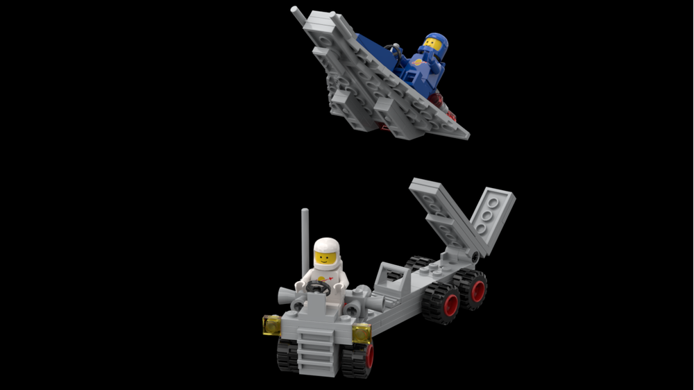 Lego Moc Classic Space Reimagined Space Probe Launcher 6870 By Watson