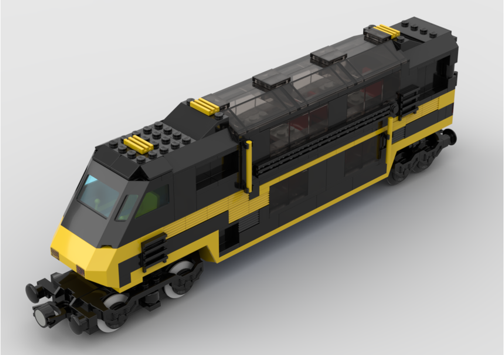 LEGO MOC Metro Liner by Legonid | Rebrickable - Build with LEGO