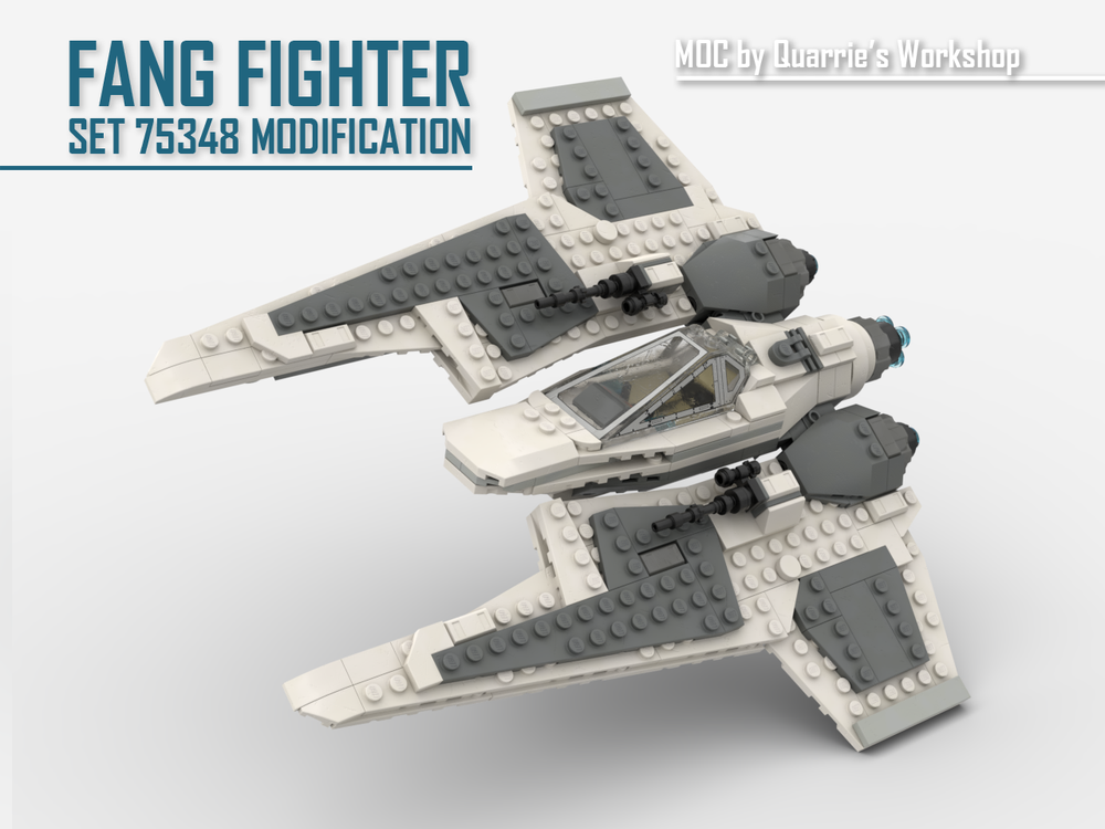 Lego Moc Fang Fighter Mod By Quarries Workshop Rebrickable Build
