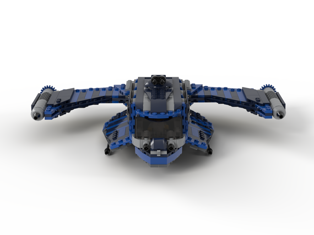 LEGO MOC Skipray Blastboat (GAT-12) by Hedu88 | Rebrickable - Build ...