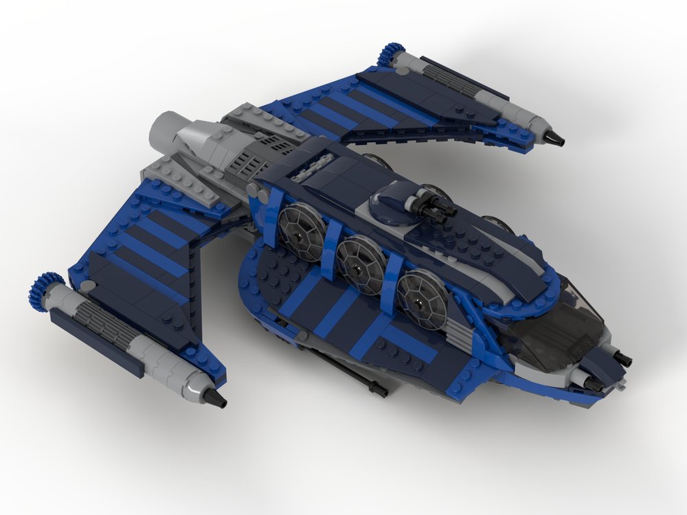 LEGO MOC Skipray Blastboat (GAT-12) by Hedu88 | Rebrickable - Build ...