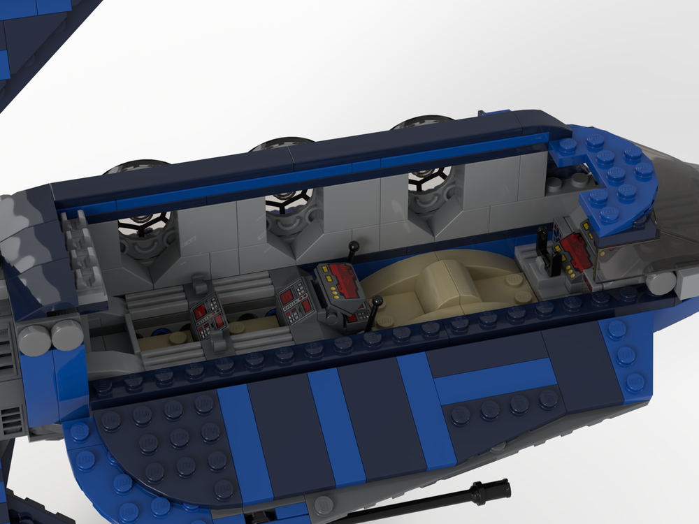 LEGO MOC Skipray Blastboat (GAT-12) by Hedu88 | Rebrickable - Build ...