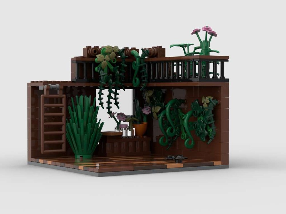 LEGO MOC Diorama "Nature wins" by mcbrickmini_DE | Rebrickable - Build ...