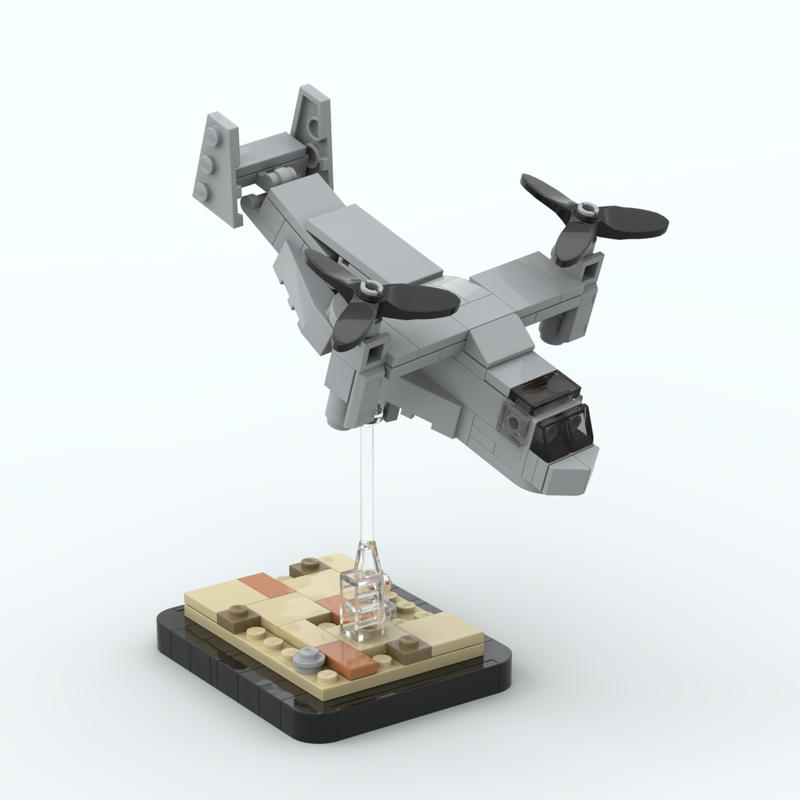 LEGO MOC Boeing V-22 Osprey by hg_moc | Rebrickable - Build with LEGO