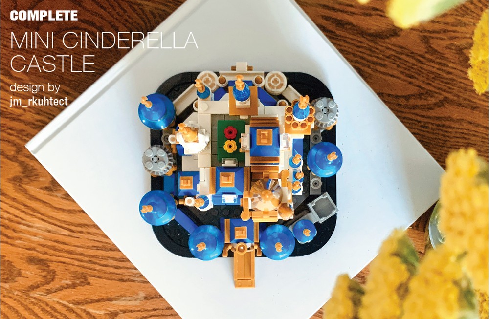 LEGO MOC Complete Mini Cinderella Castle by jm_rkuhtect | Rebrickable ...