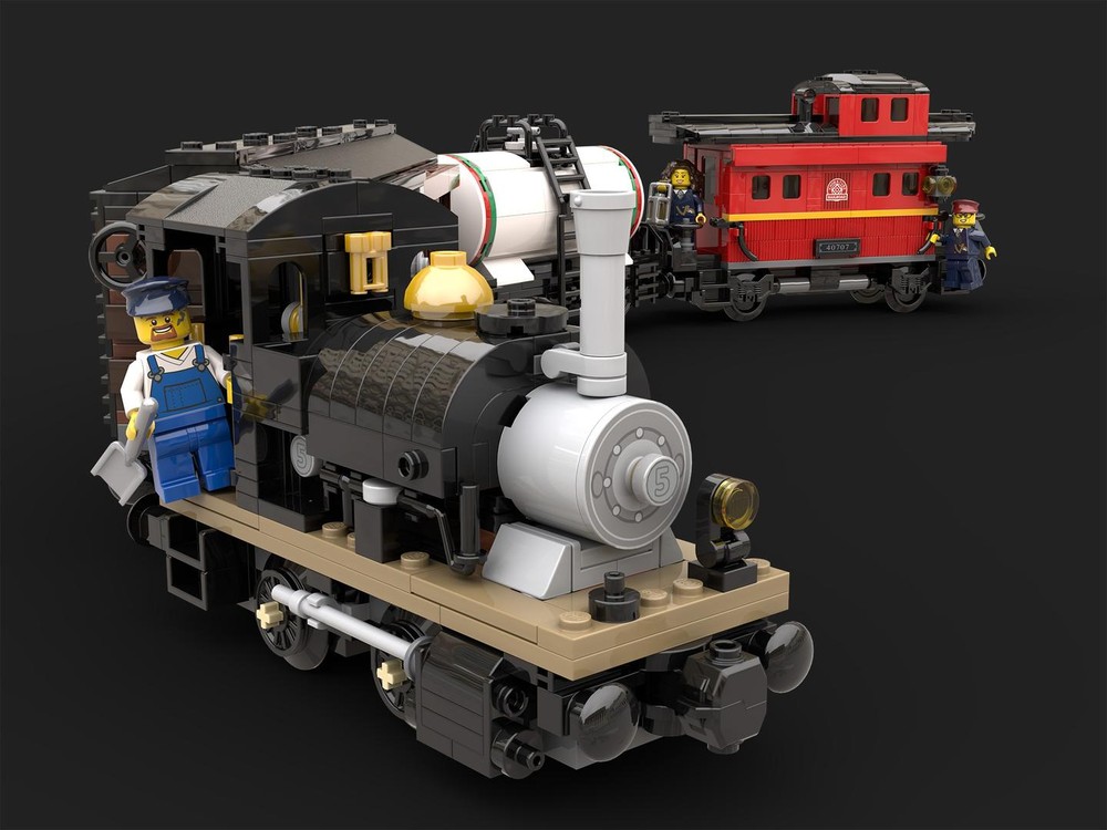 LEGO MOC Steam Train by Train_of_Thought_Creations | Rebrickable ...