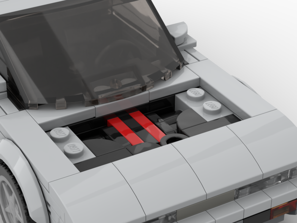 Lego Moc 1993 Nissan Silvia S13 240sx By Kinetickit Rebrickable