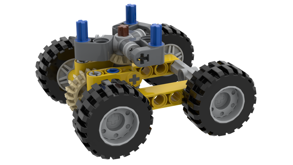 LEGO MOC Fidget Spinner Car by 2in1 | Rebrickable - Build with LEGO